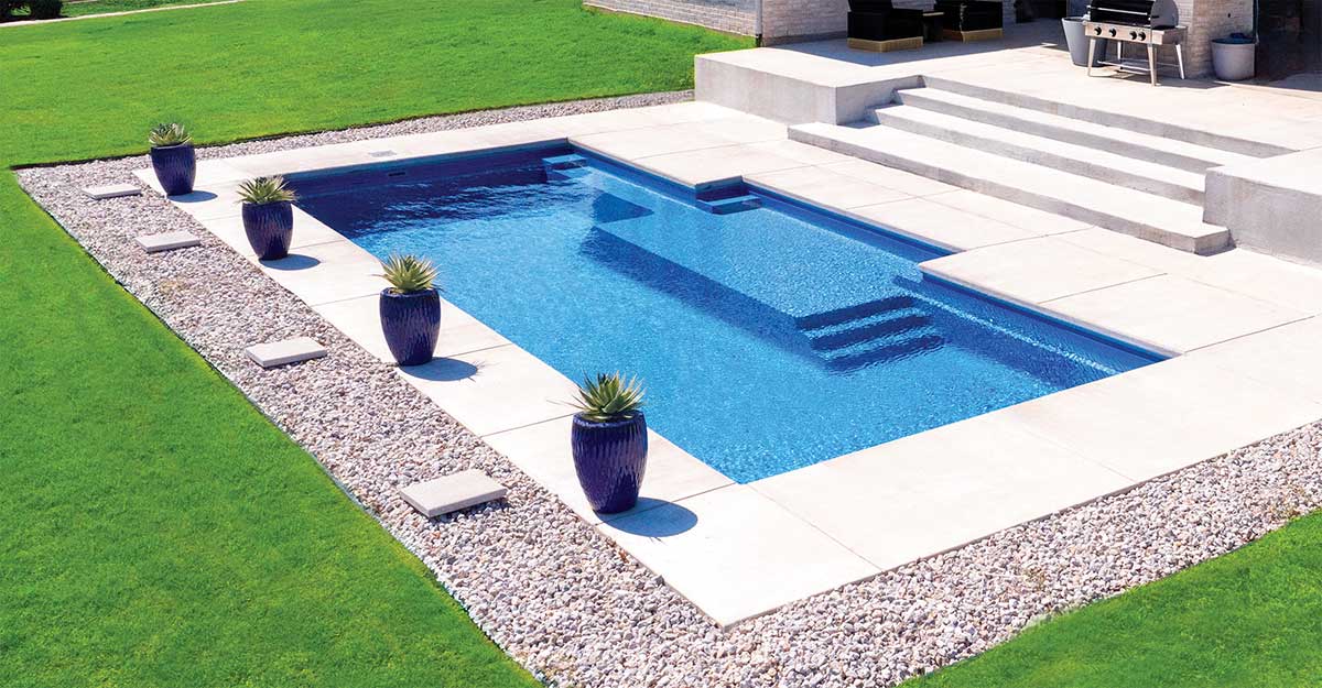 The Dynasty Fiberglass Pool - Pools by Cory