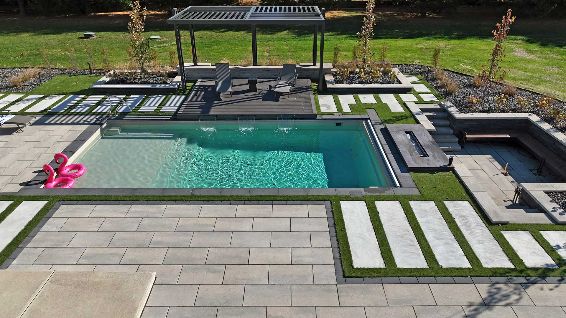 The Eden Fiberglass Pool - Pools by Cory